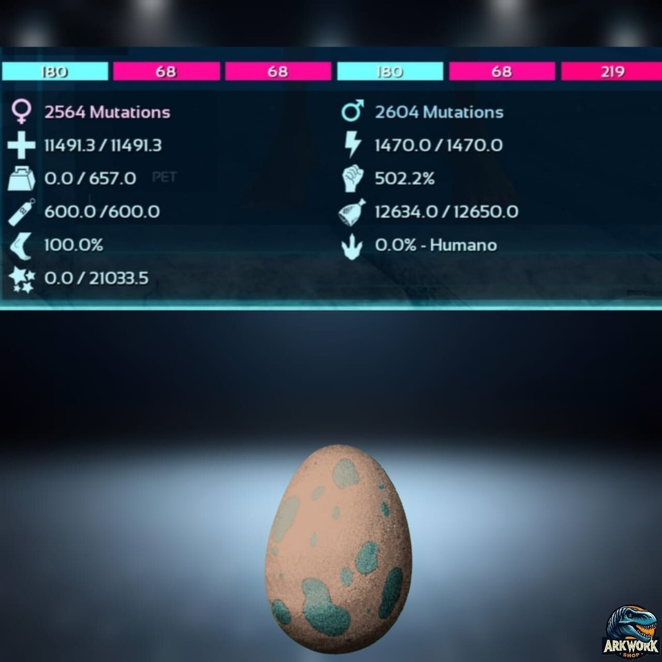 🦖ARK Survival Ascended Aberrant Fasolasuchus Top Stats PVE PS5/XBOX/PC | eBay