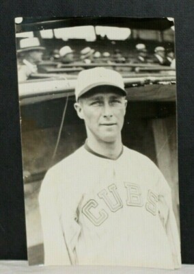 1918 Speed Martin, Chicago Cubs, Vintage 1 Stamp Dated Photo, 6.75" x ...