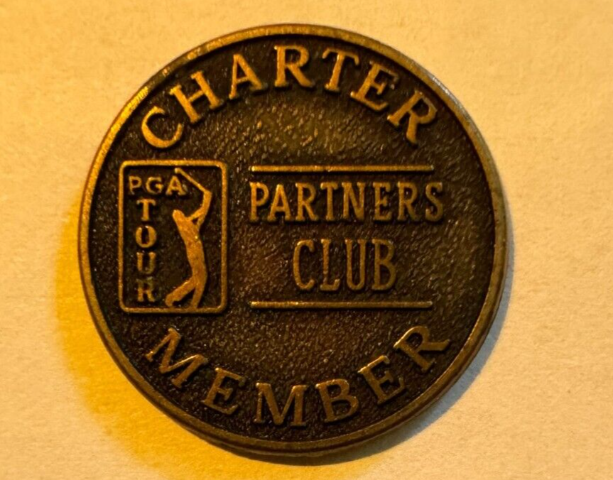 PGA Tour Golf Charter Member Partners Club Double Sided Token - Coin ...