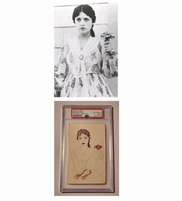 Rare Marion Mack Signed "The General" Sketch PSA DNA Autograph Buster ...