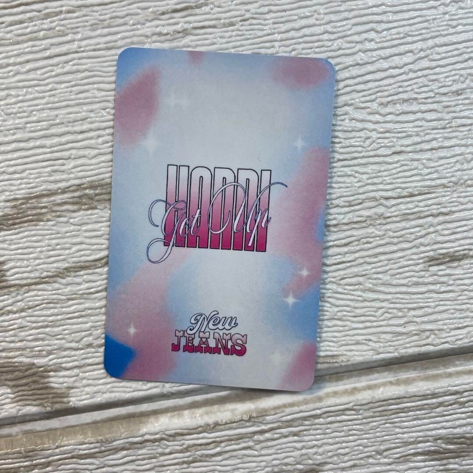 NewJeans HANNI Get Up Sanok Official PC Photo Card Rare | eBay