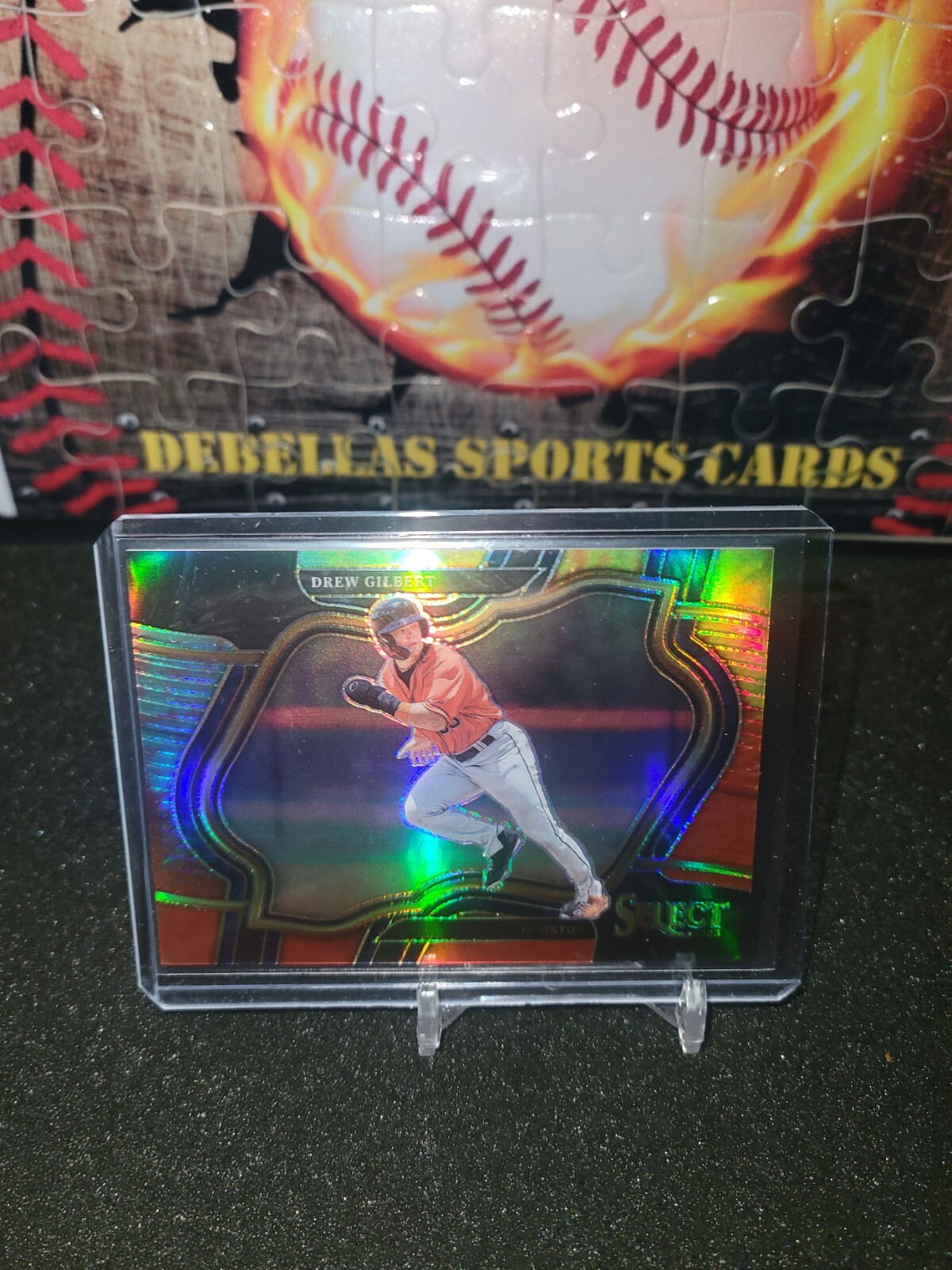 2023 Select Base Diamond Level #202 Drew Gilbert - Houston Astros Tie ...