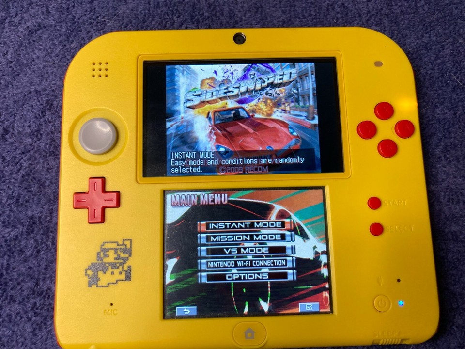 Sideswiped Nintendo DS 2009 Cartridge Only Tested Authentic Rare Racing ...