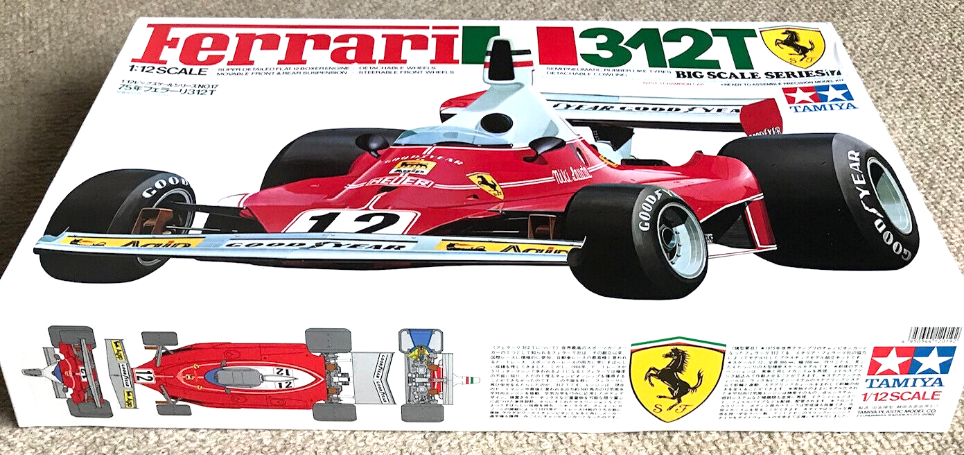 TAMIYA 1/12 FERRARI 312T F1 Racing Car Plastic Model Kit Big Scale ...
