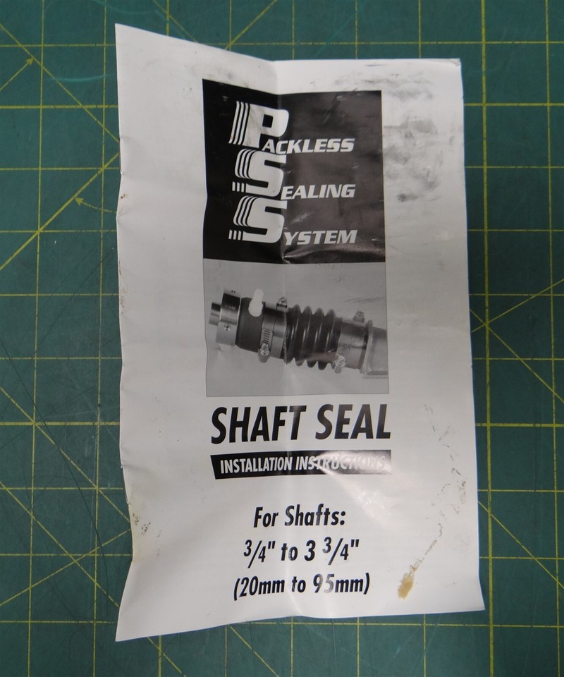 PYI Inc P.S.S. Shaft Seal 02-078-112 for 7/8" Shaft Dia & 1-1/2" Stern ...