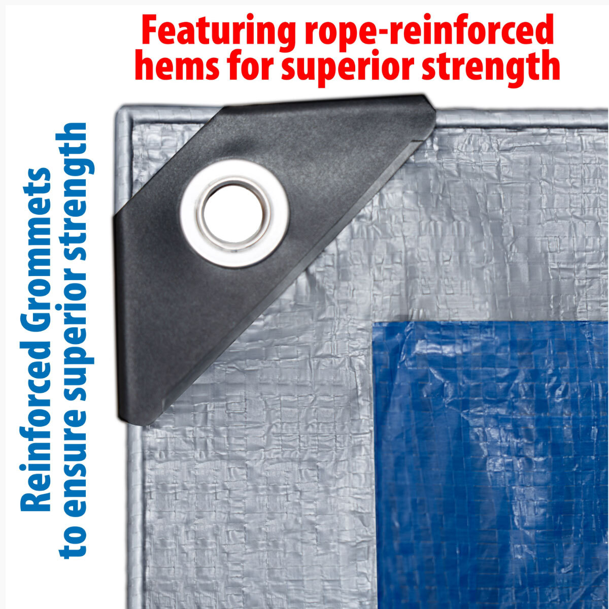 TARP All Purpose Water Resistant Tarps Heavy Duty Reinforced Corner ...