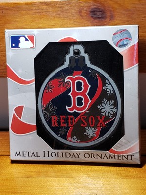 Boston Red Sox 3" Metal Holiday Ornament Baseball Christmas New | eBay