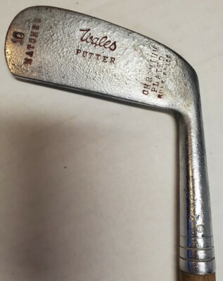 VINTAGE COLLECTIBLE HICKORY SHAFT GOLF CLUB WALES PUTTER | eBay