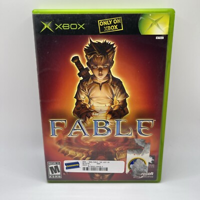 Fable Original 2004 Xbox W/ Manual Complete CIB Cleaned And Tested ...