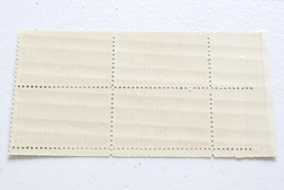 1941 U.S. Scott #C29 20c Air Mail Airplane Plate Block of Four Unused ...