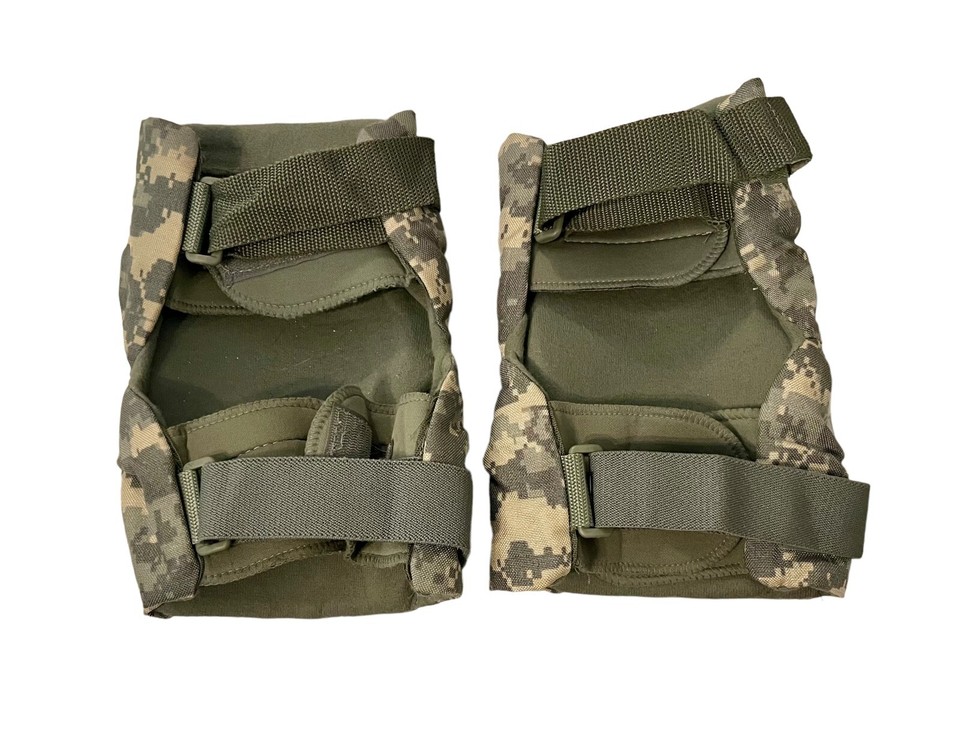 USGI Military Tactical Combat Knee Pads Pair, ACU Pattern, RFI Issue ...