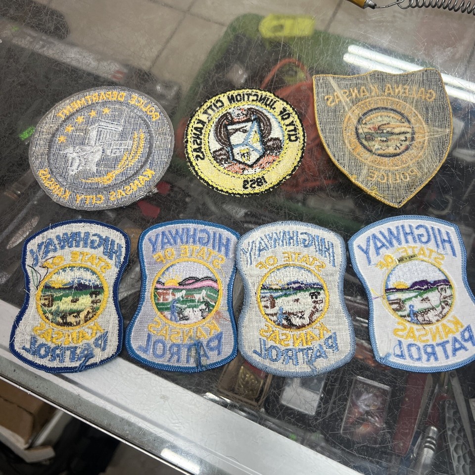 Kansas State Highway Patrol Junction Galena City Police Patch Bundle ...