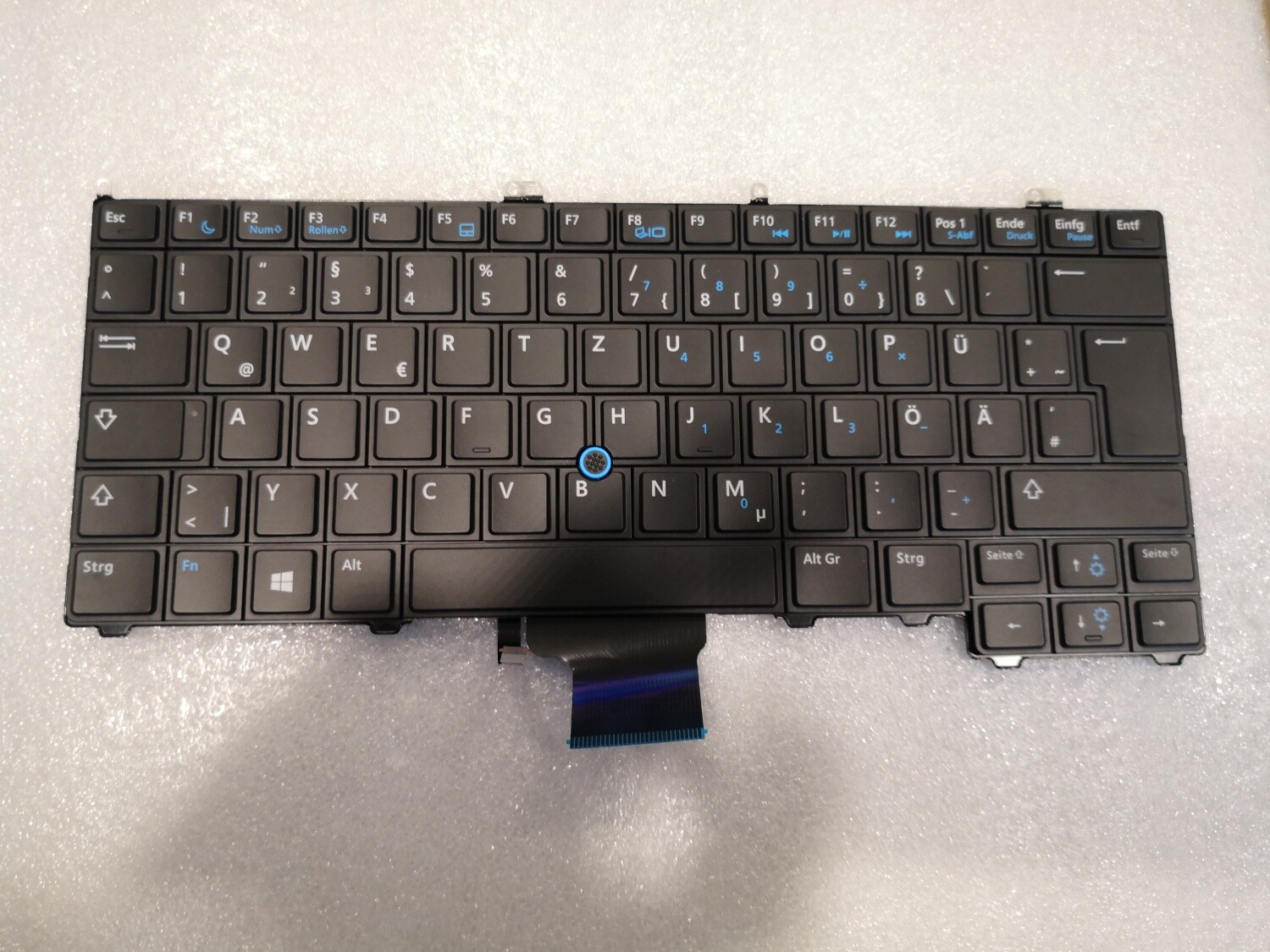 Original 0NM7G5 Dell Latitude E7440 7240 Keyboard German | eBay