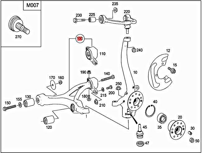 Genuine MERCEDES V251 R-CLASS W251 V251 Transv. Control arm 2513302007 ...