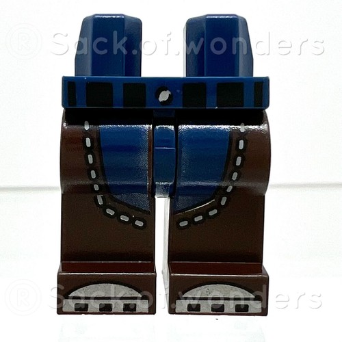 Authentic LEGO - Cowboy Blue & Brown Long Pants Jeans w/ Boots ...