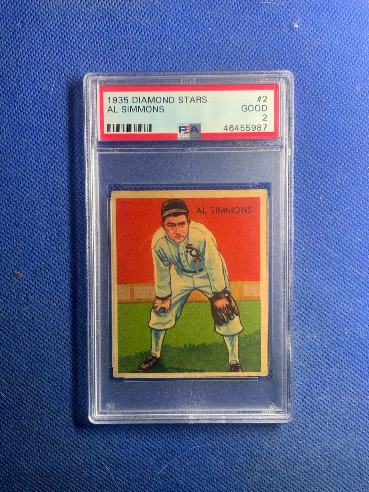 1934-36 DIAMOND STARS #2 AL SIMMONS WHITE SOX BASEBALL CARD PSA 2 | eBay