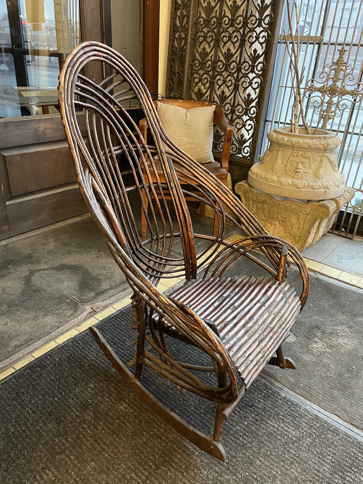 Vintage Bentwood Amish Style Twig Rocking Chair | eBay