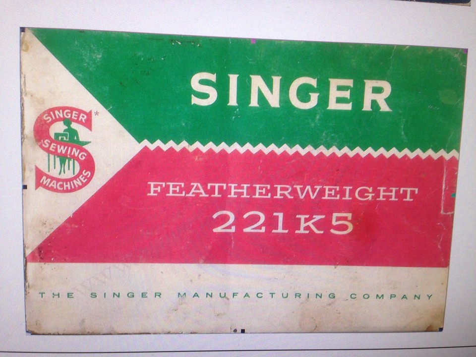 Singer 221 Featherweight Service Adjuster Instruction Manual SET of 7 ...