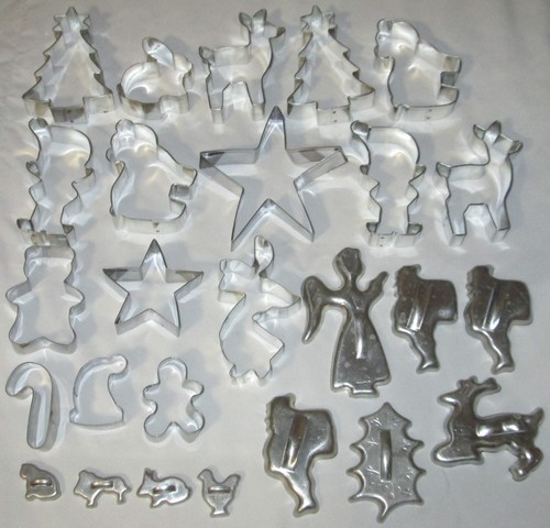 Lot 60 Vtg. Metal Plastic W. Germany Cookie Cutters For All Party ...