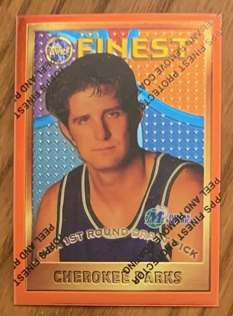 CHEROKEE PARKS, 1995-1996 TOPPS FINEST ROOKIE CARD, NBA STAR ! WOW ! | eBay