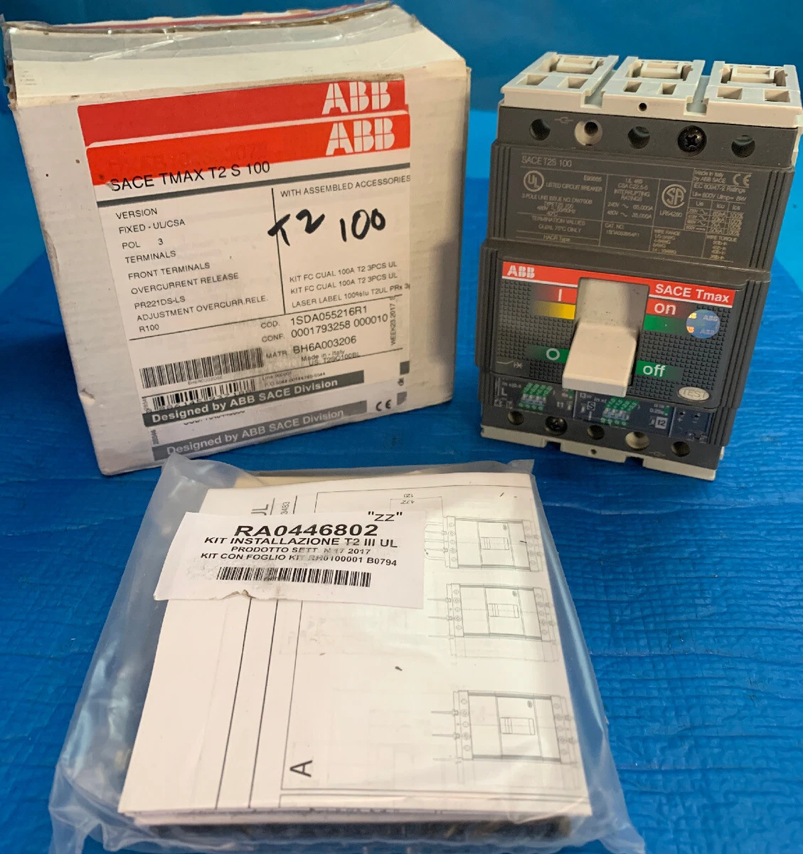 ABB SACE Tmax PR221DS-T2H Pole Circuit Breaker At Rs 999, 05/11/2023