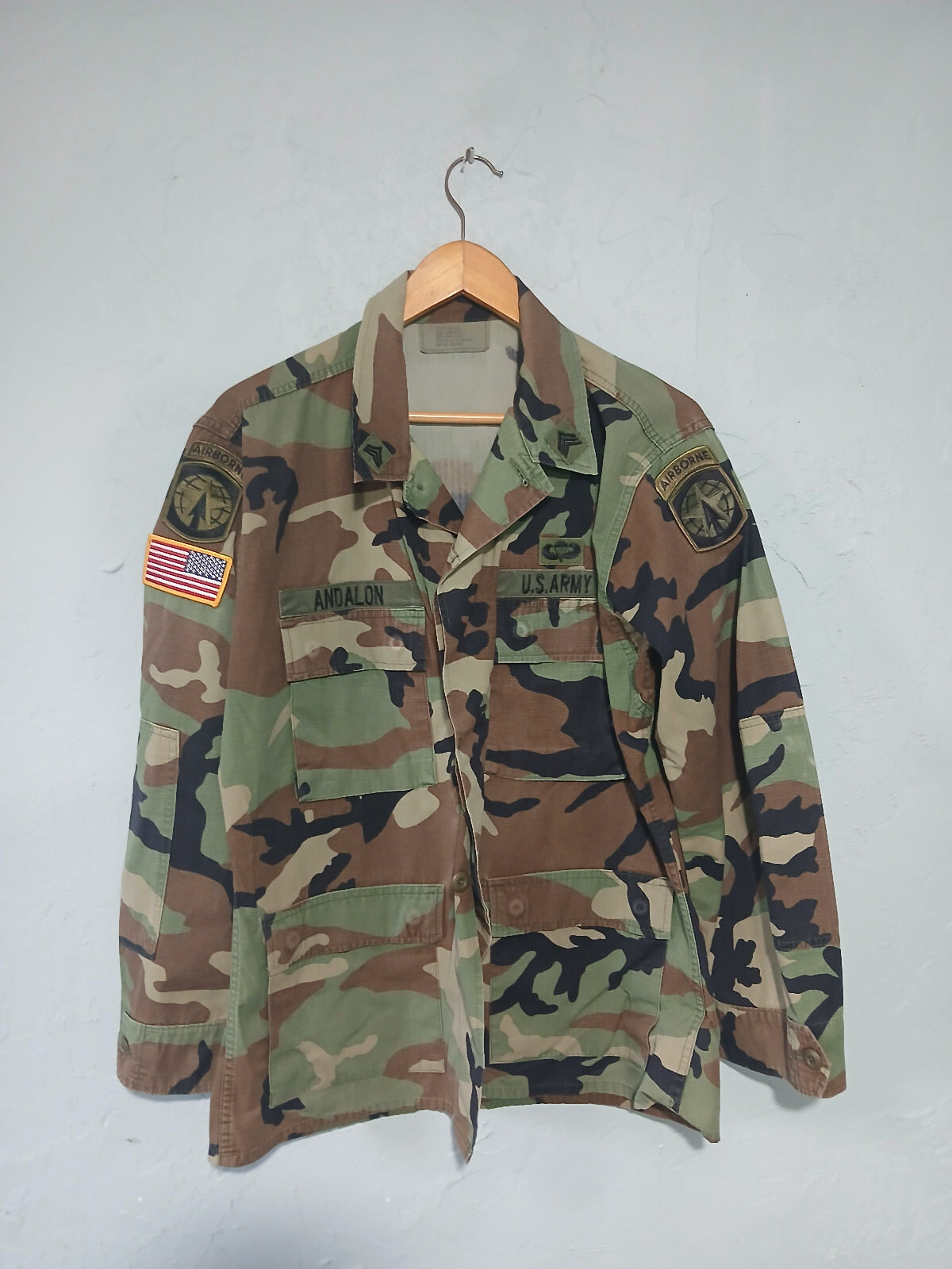 Genuine US Army Patched Ripstop BDU M81 Woodland Top - Medium Reg | eBay