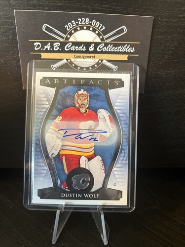 2023-24 Upper Deck UD Artifacts REDEMPTION XVIII Dustin Wolf AUTO ...