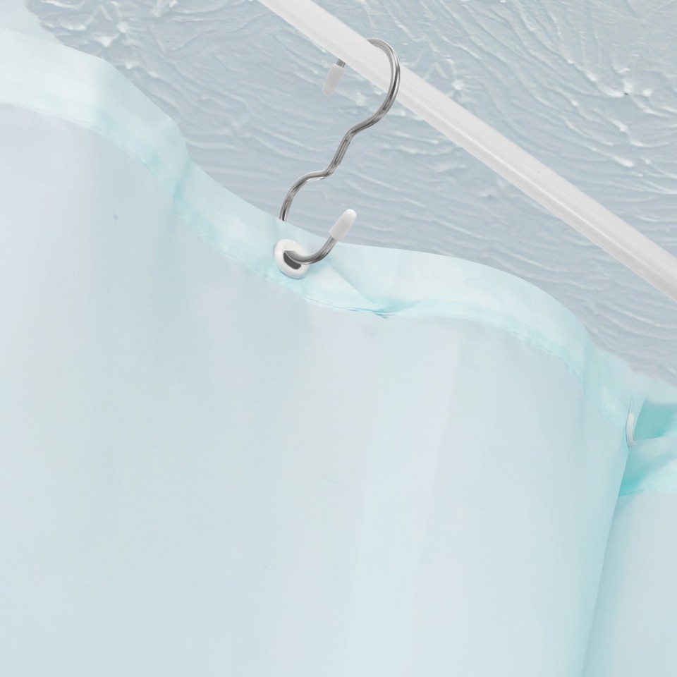 2 Pcs Telescopic Rod Adjustable Retractable Shower Curtain Rods Rail | eBay