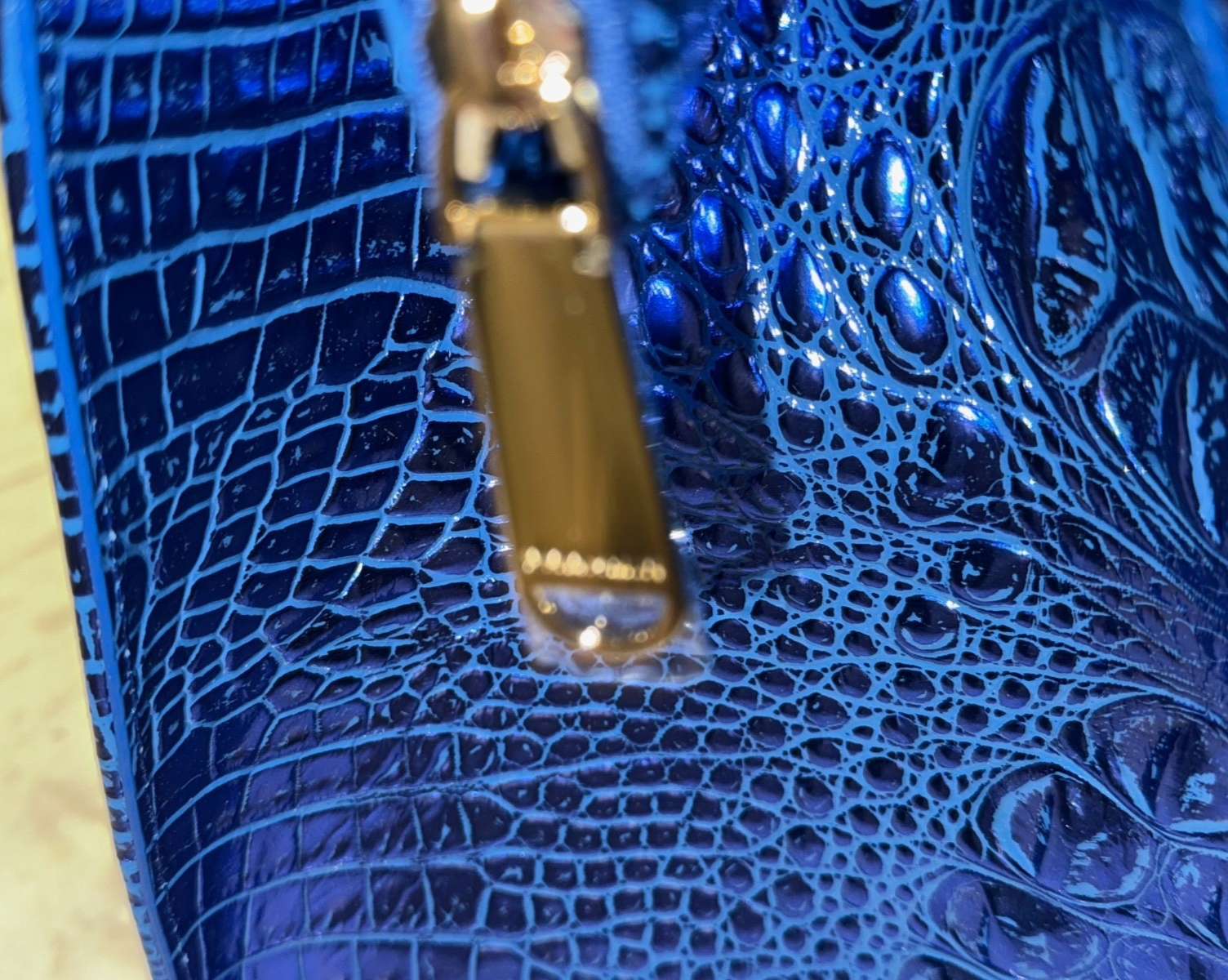 Brahmin Blue Cobalt Potion Caroline Satchel STUNNER Brand New! ALL TAIL ...
