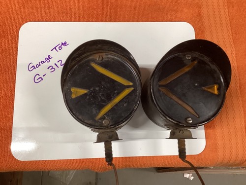 6V PAIR VinTagE SIGNAL STAT TURN SIGNAL Light CAR Truck Dodge POWER ...