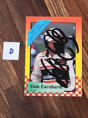 1989 DALE EARNHARDT MAXX CRISCO EDITION NASCAR RARE AUTOGRAPHED RC ...