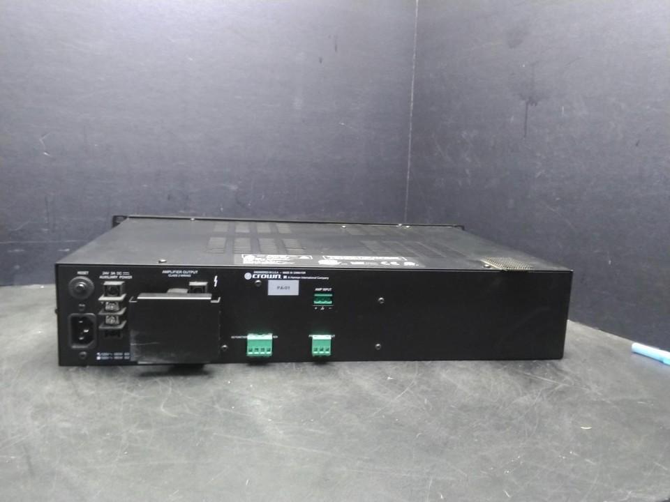 Crown 180 A Professional Amplifier (78-260-12) | eBay