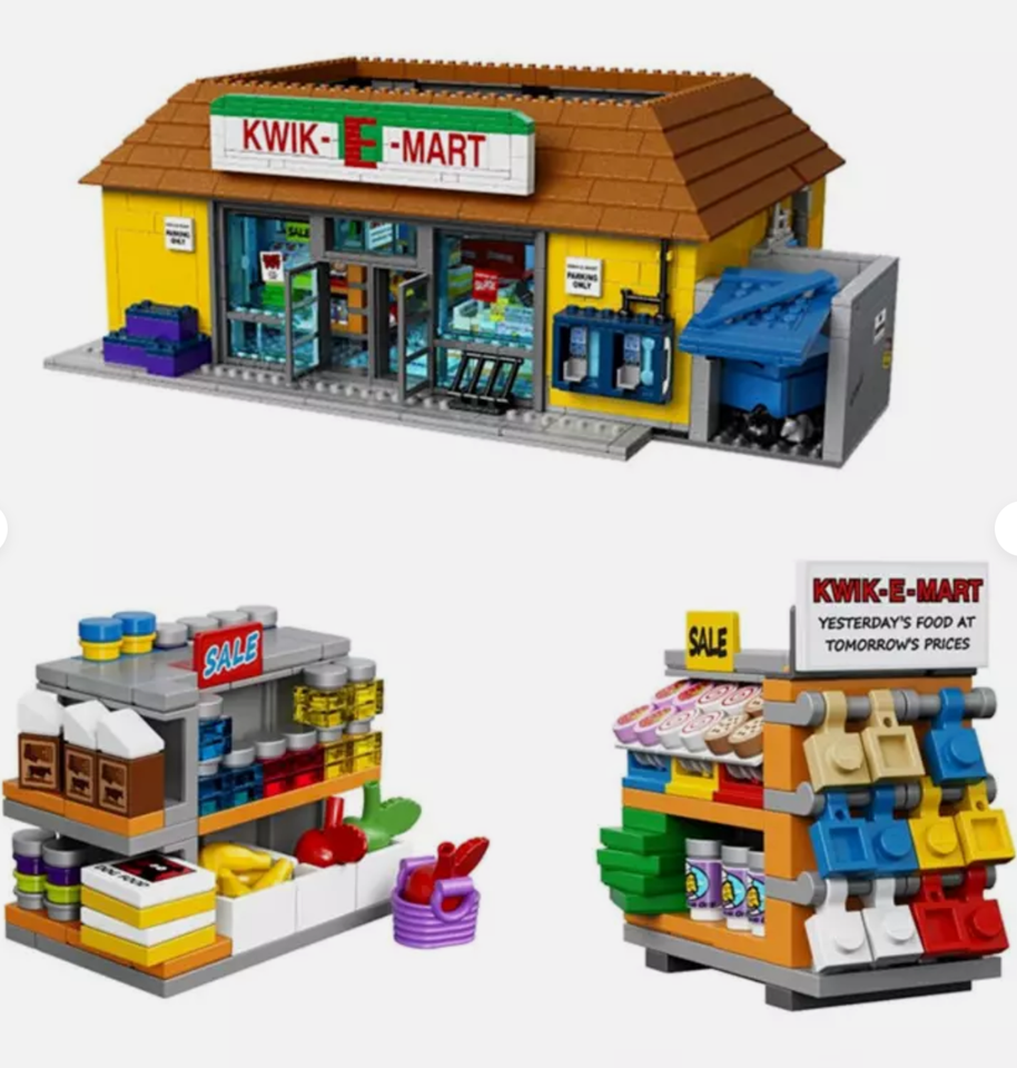 New Set The Simpsons 71016 The Kwik-E-Mart Building Blocks Toy Set Gift ...