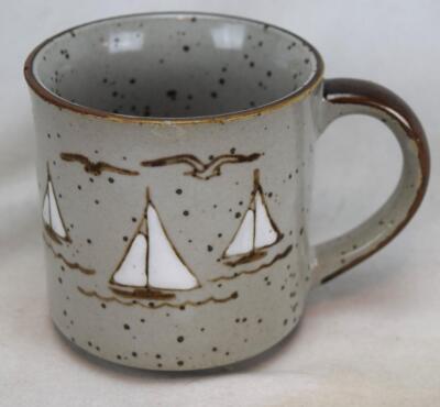 Otagiri Sailboat Ceramic Coffee Cup Mup MINT | eBay