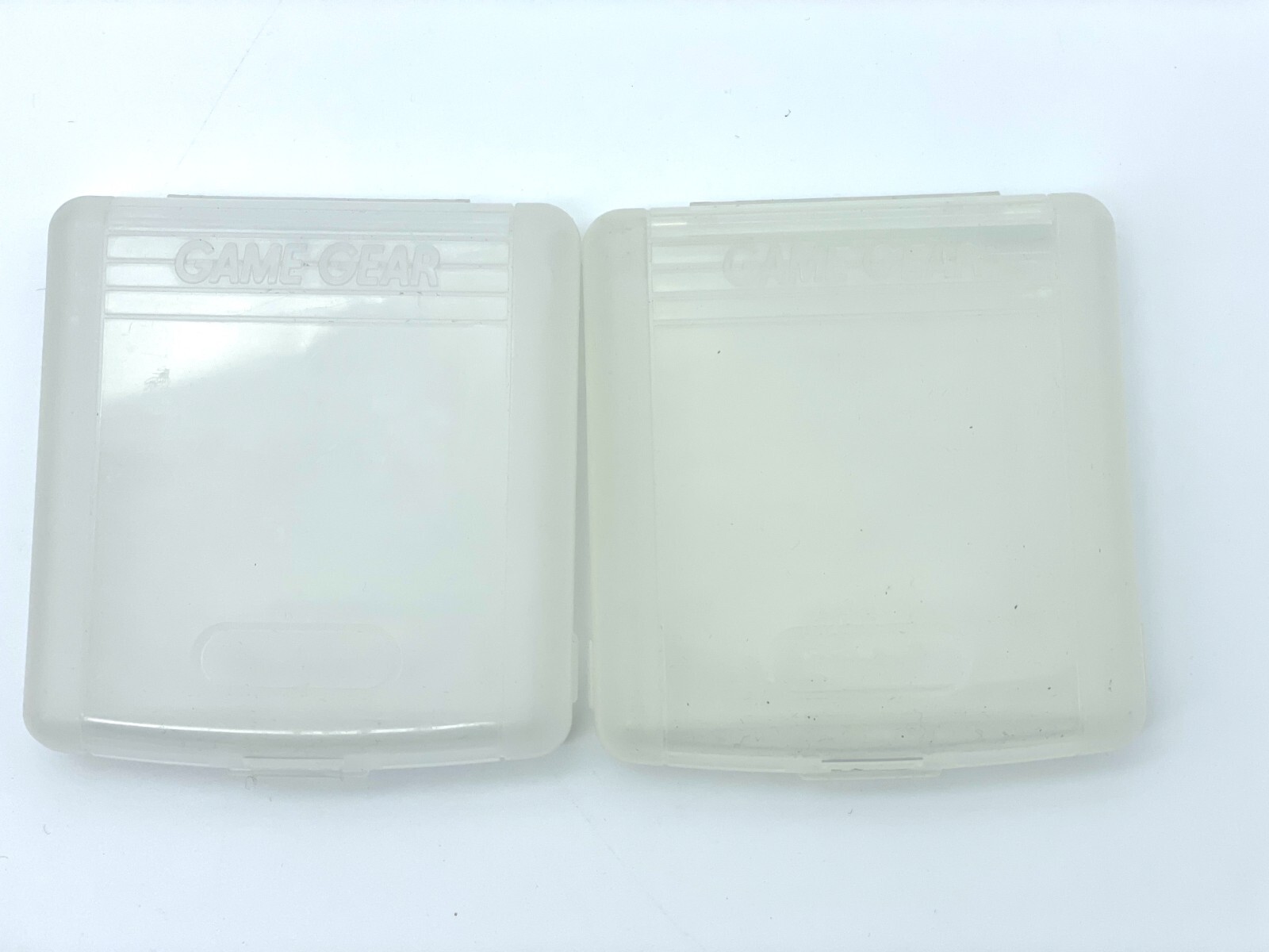 Lot of 2 Sega Game Gear Clear Plastic Clamshell Case OEM Original ...