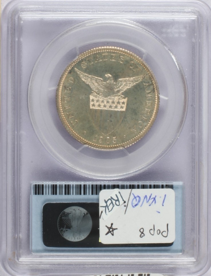 1905 Philippines 50 cents PCGS MS Proof 65. Pop 8 coins only. | eBay