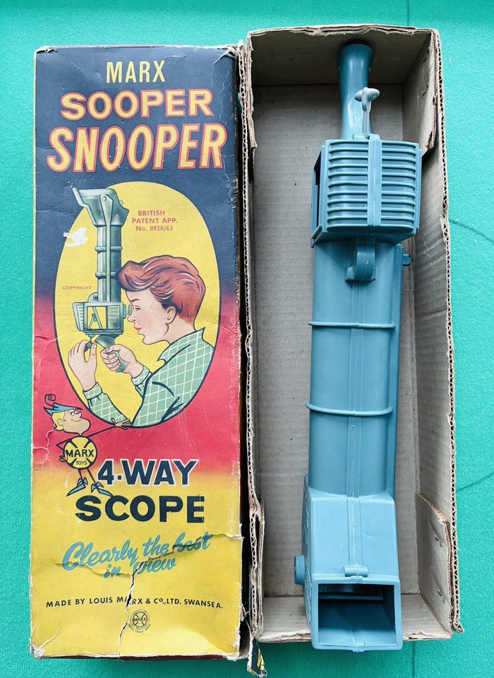 MARX ‘SOOPER SNOOPER’ TOY 1960’s Gerry Anderson Thunderbirds 1 Launch ...