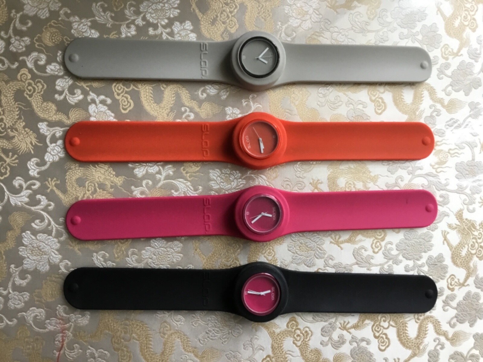 Lot of 4 Slap Bracelet Watch. Used and open box. All needs battery | eBay