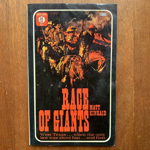 RAGE OF GIANTS Matt Kinkaid 1964 Western Paperback Novel 7192 Mayflower ...