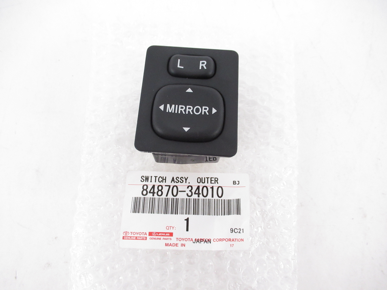 Genuine OEM Toyota 84870-34010 Mirror Switch | eBay