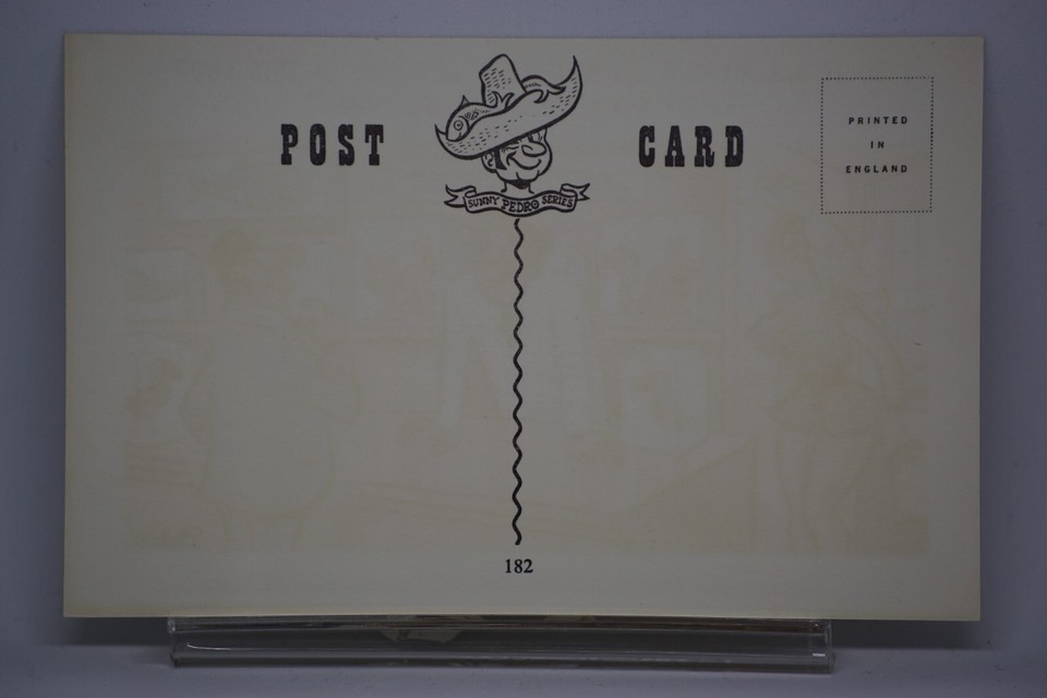 Postcard Seaside Comic Saucy Risqué Taxidermist Shop Sunny Pedro Series ...