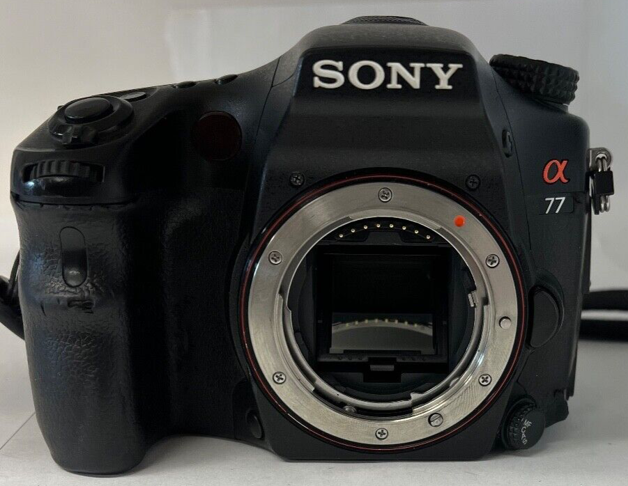 Sony Digital SLR Camera Alpha α77 Body SLT-A77V Single Lens NO CHARGER ...