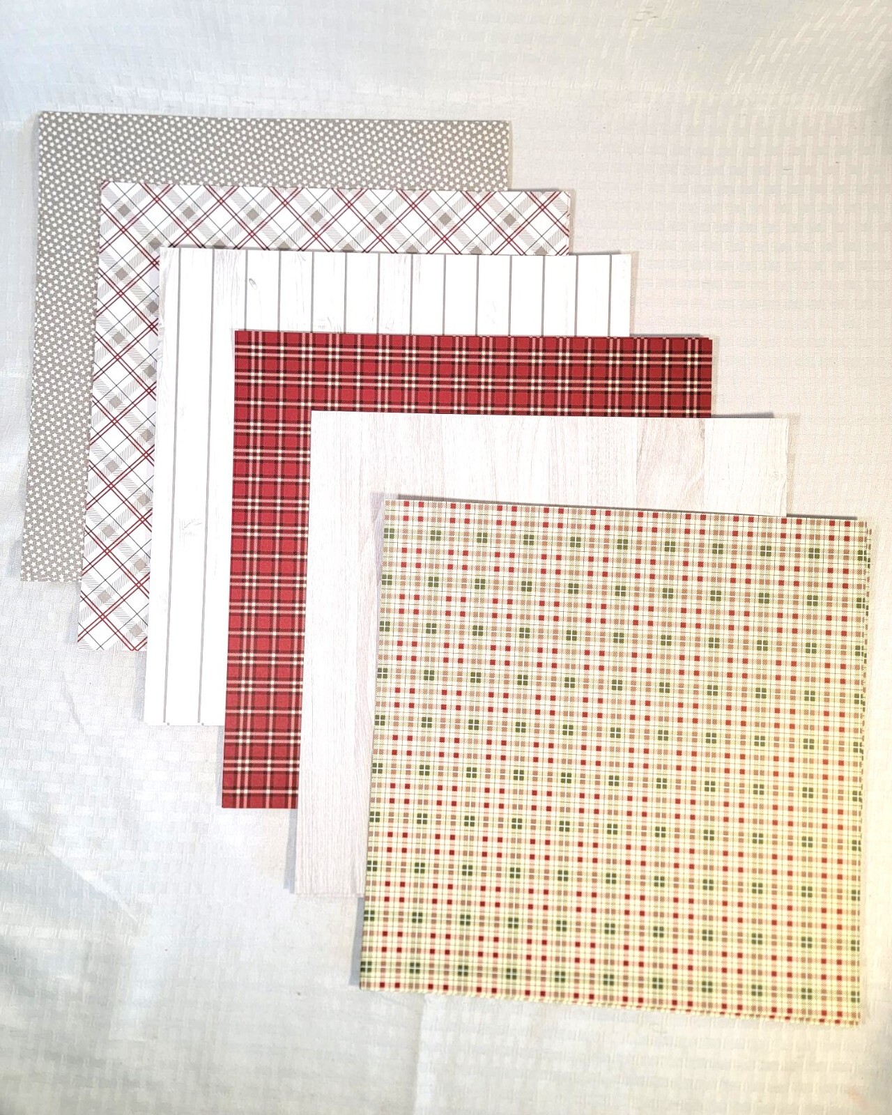 Stampin UP! FESTIVE FARMHOUSE Designer Series Paper DSP, Full Pack, 12x ...