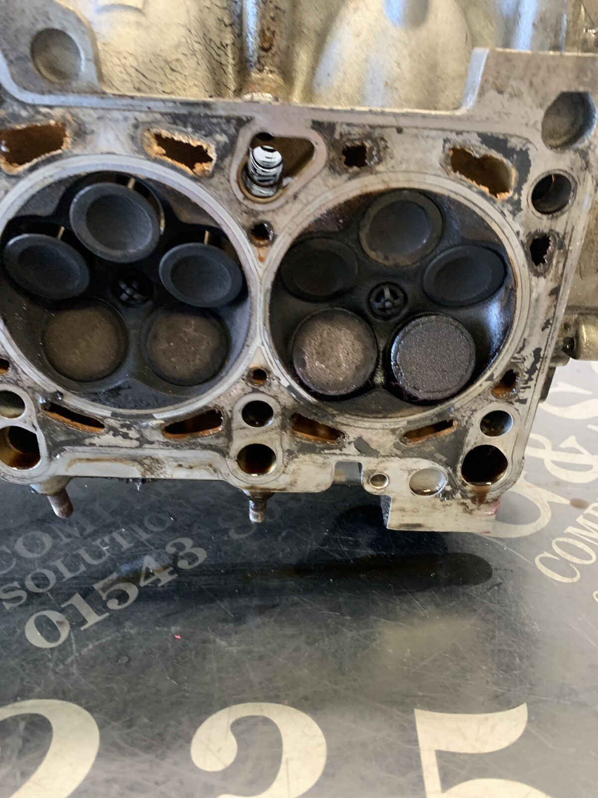 Volkswagen Audi 1.8 20 Valve Turbo APU Complete Cylinder Head 058 103 ...