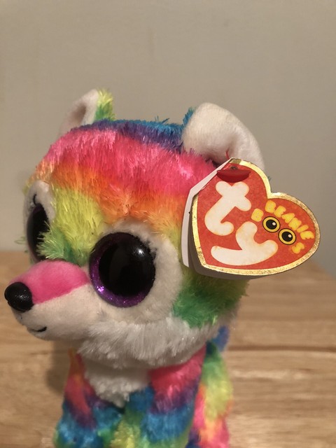 Ty Beanie Boos River The 6" Multi Color Wolf GWL 2016 in Hand for sale ...