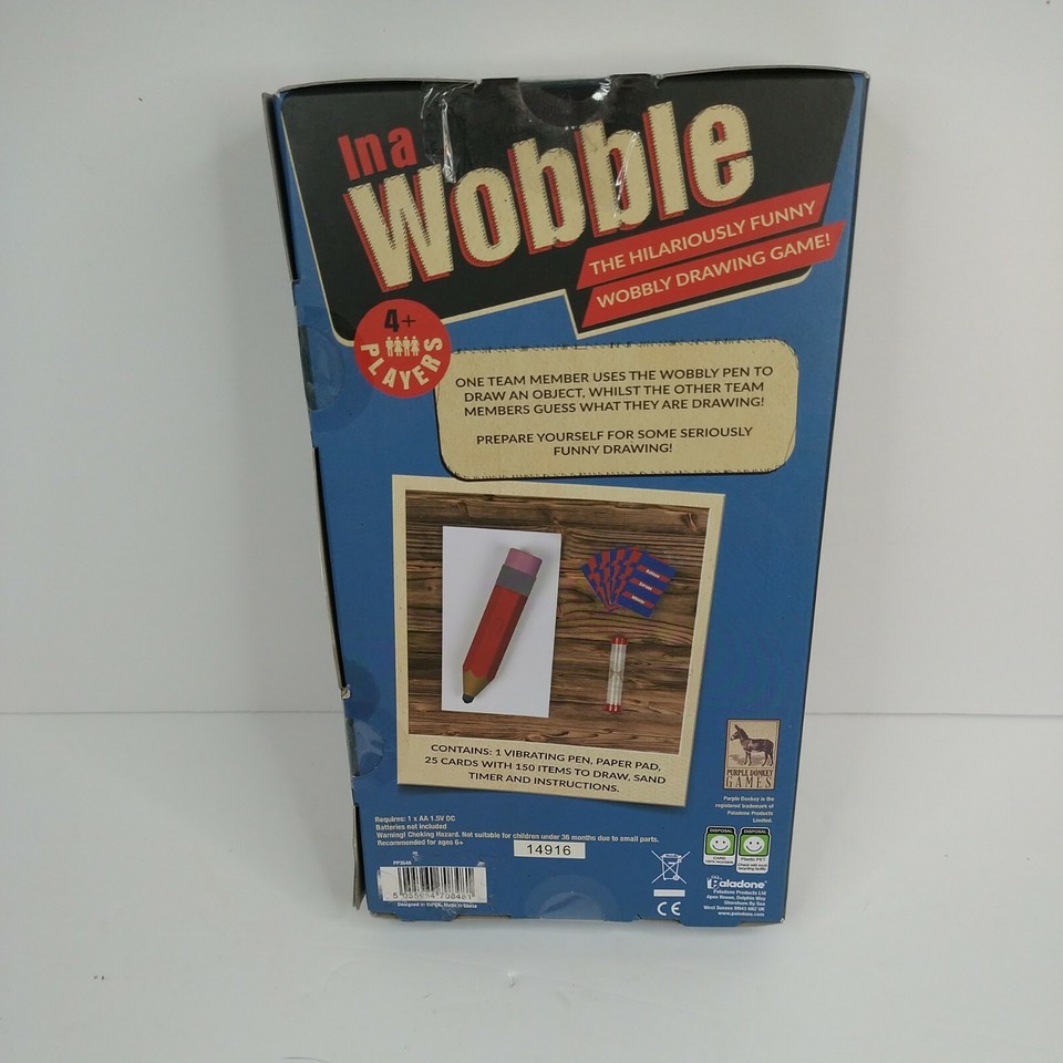 Paladone In a Wobble Drawing Game with Vibrating Pen PP3548 | eBay