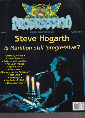 Progression Magazine #29 / Fall/Winter 1998-'99 / Steve Hogarth | eBay