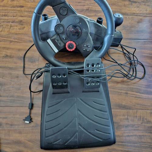 Logitech Driving Force GT Racing Wheel E-X5C19 USB FFB Pedals PC ...