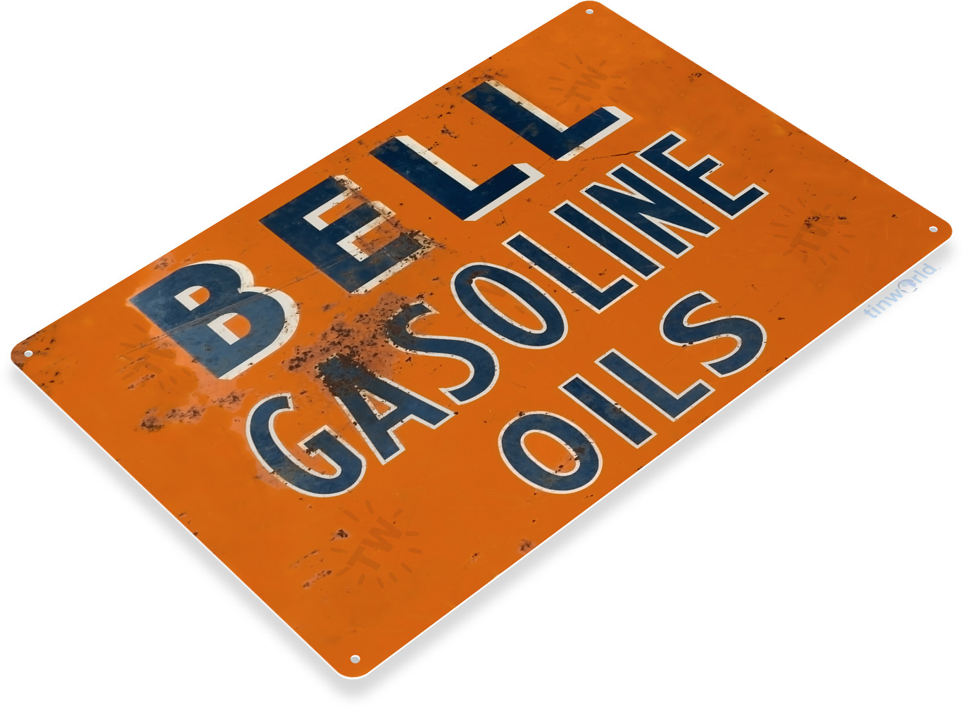 Bell Gasoline Oil Sign, Gas Station, Garage, Auto Shop, Retro Tin Sign ...