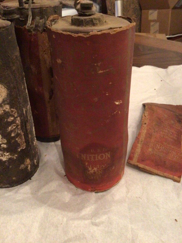 ANTIQUE (ANCIENT) DRY CELL NO. 6 DRY CELL BATTERIES FOR LABEL ...